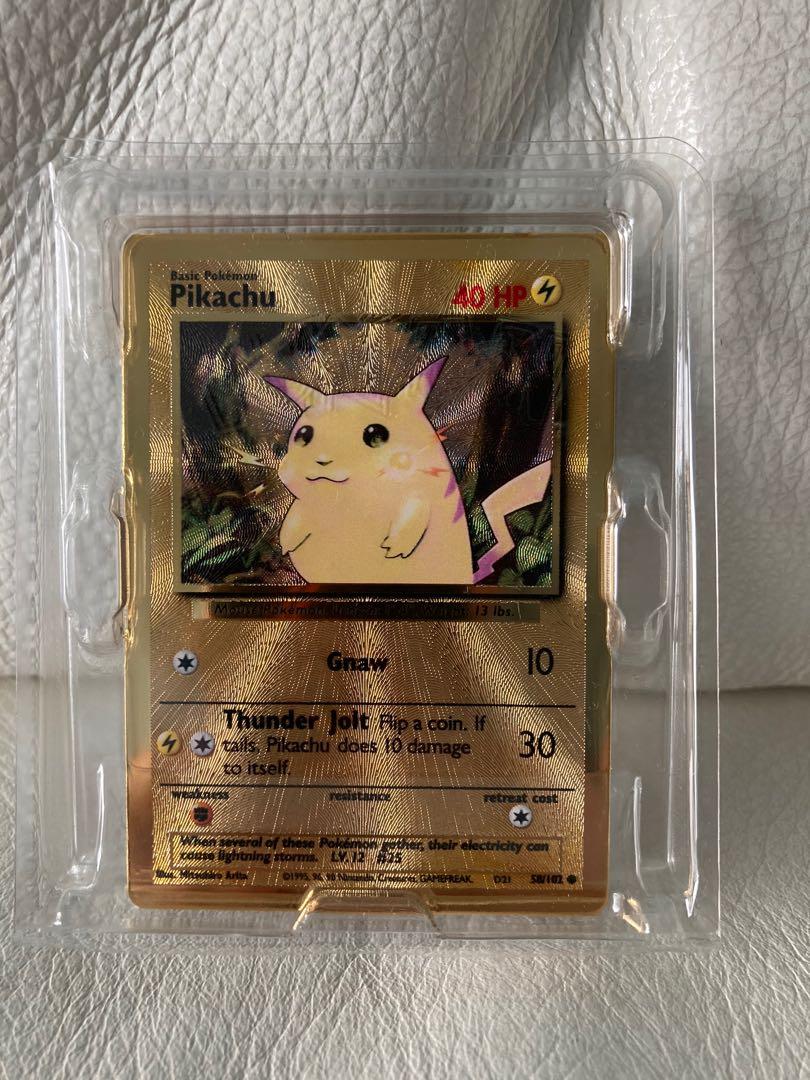 Pokémon TCG Celebrations Metal Pikachu, Hobbies & Toys, Toys & Games on ...