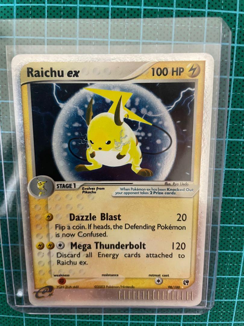 RAICHU EX 98/100 EX SANDSTORM POKÉMON TRADING CARD GAME, Hobbies & Toys ...