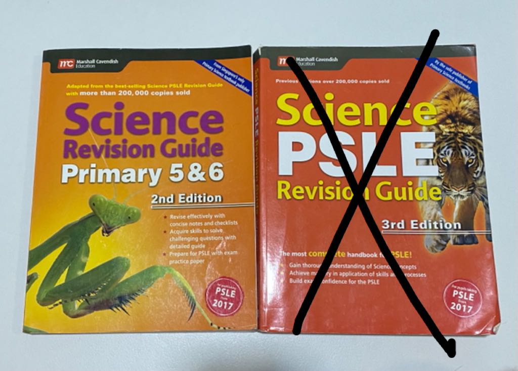 Science PSLE revision guide 2nd edition, Hobbies & Toys, Books ...
