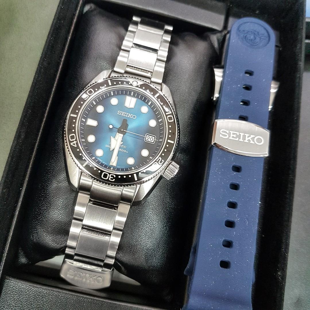 Discontinued Seiko SPB083J1 SPB083 Great Blue Hole JDM Marinemaster 200 ...