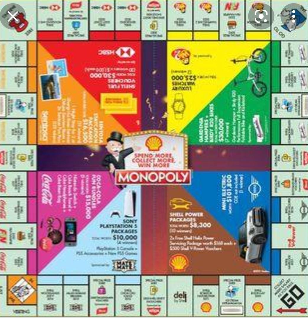 Shell x Monopoly SHELL BOON LAY S010, Tickets & Vouchers, Vouchers on ...