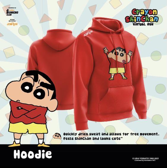 Shinchan Hoodie (Jomrun), Women's Fashion, Coats, Jackets and Outerwear ...