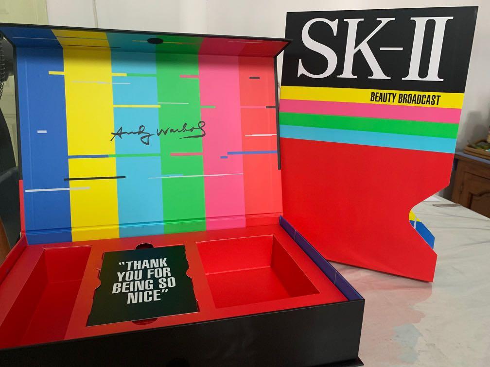 SK-II Andy Warhol Box x 3, Furniture & Home Living, Home Improvement ...
