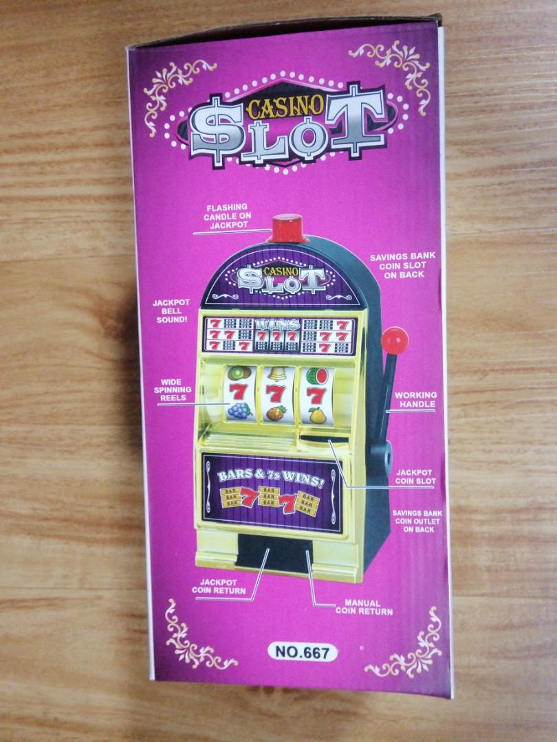 Slot Machine Money Box, Hobbies & Toys, Toys & Games on Carousell