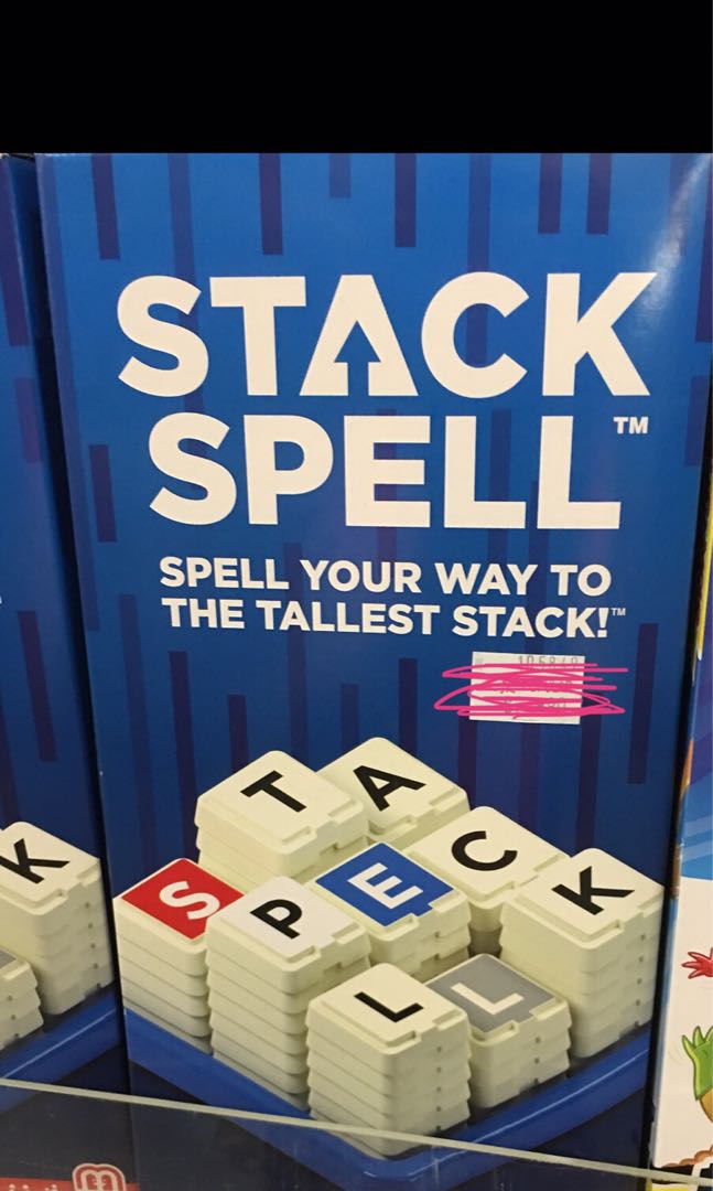Stack Spell Board Game, Hobbies & Toys, Toys & Games on Carousell