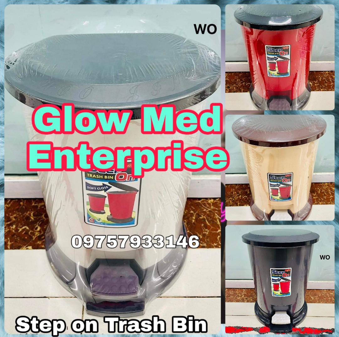 STEP ON TRASH BIN 12L, Furniture & Home Living, Cleaning & Homecare ...