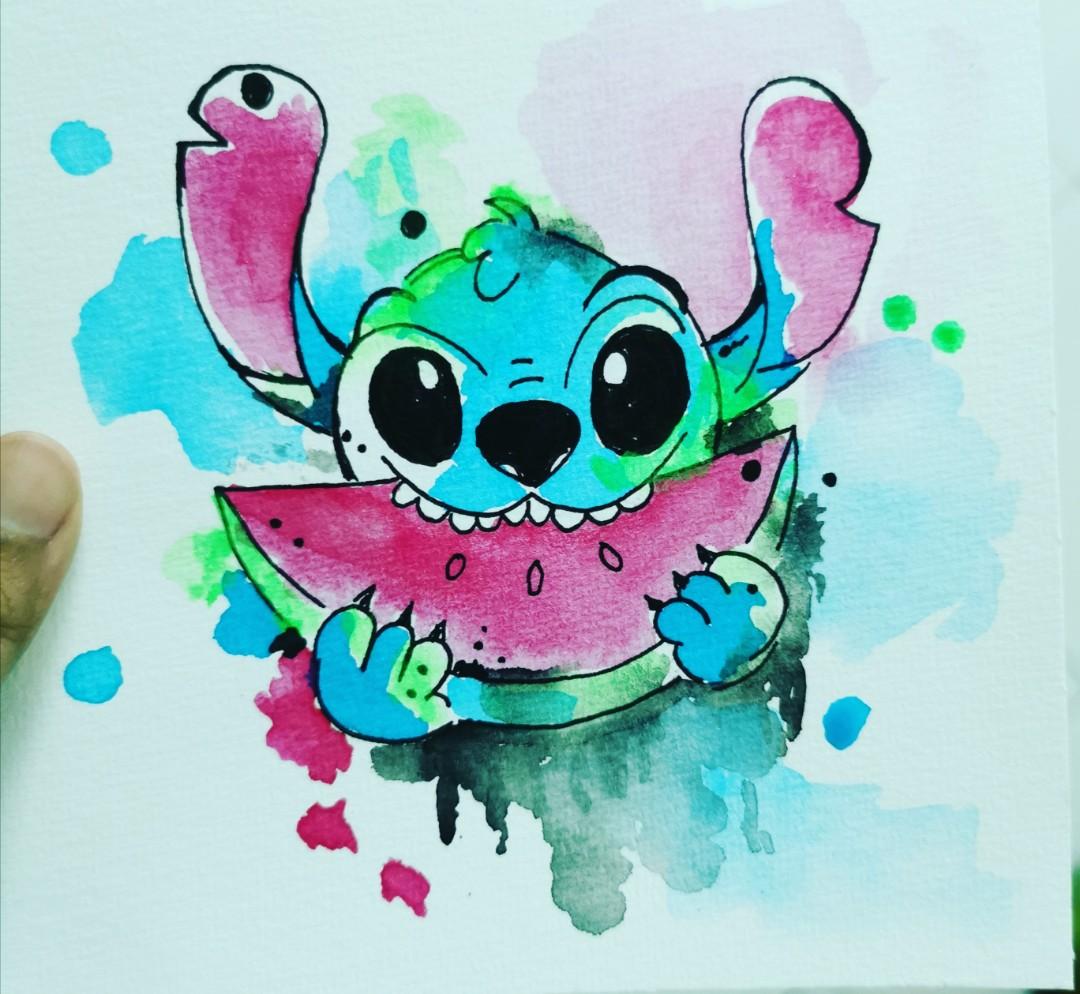 STICH PAINTING, Hobbies & Toys, Stationery & Craft, Art & Prints on ...