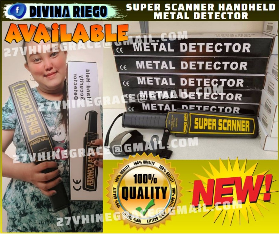 Super Scanner Handheld Metal Detector AVAILABLE NOW, Sports Equipment ...