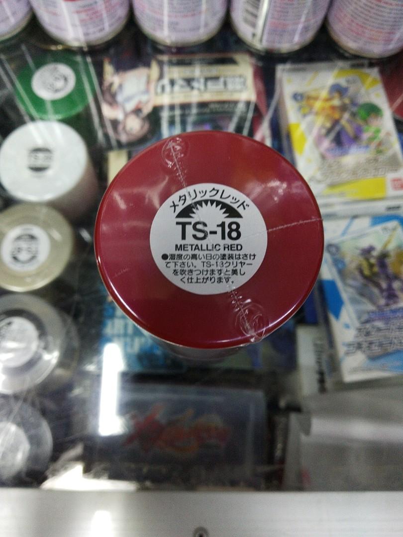 Tamiya TS-18 Metallic Red Spray Paint For Plastic, Hobbies & Toys ...