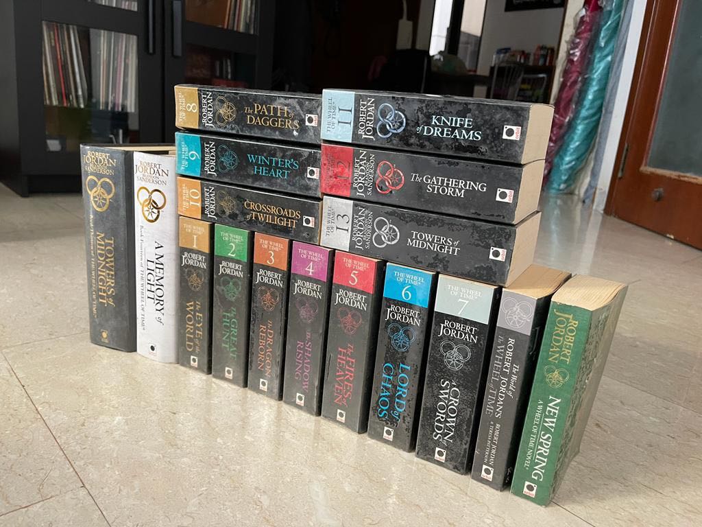 The Wheel of Time full set, Hobbies & Toys, Books & Magazines, Fiction ...