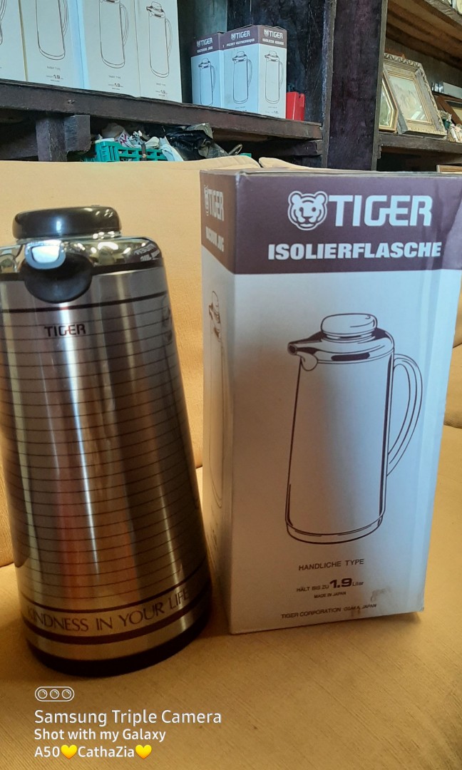Thermos tiger, Furniture & Home Living, Kitchenware & Tableware, Coffee ...