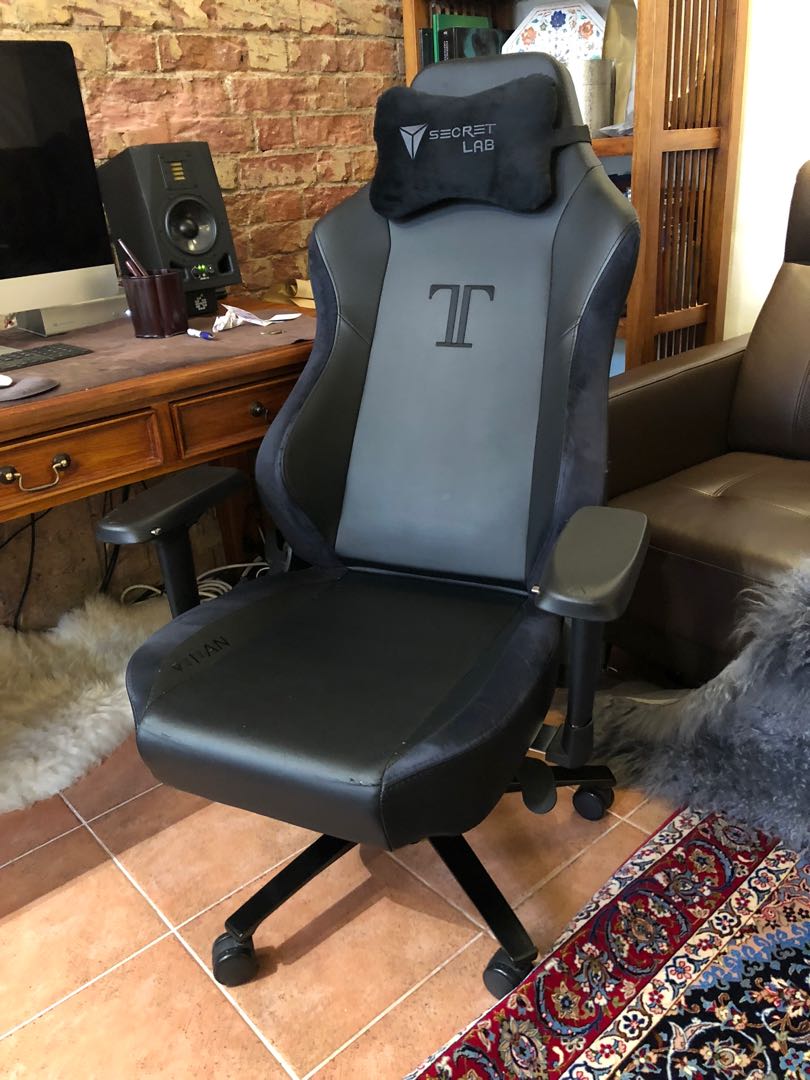 Titan gaming chair by Secret Lab, Furniture & Home Living, Furniture ...