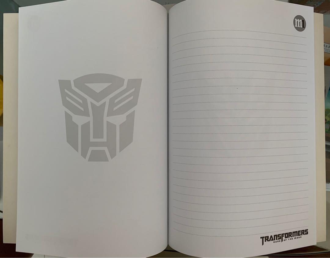 Transformers Notebook A4, Hobbies & Toys, Stationery & Craft ...