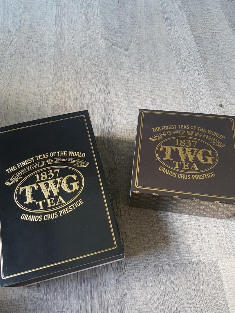 TWG Empty Tea Box Gift Box x3, Furniture & Home Living, Kitchenware ...