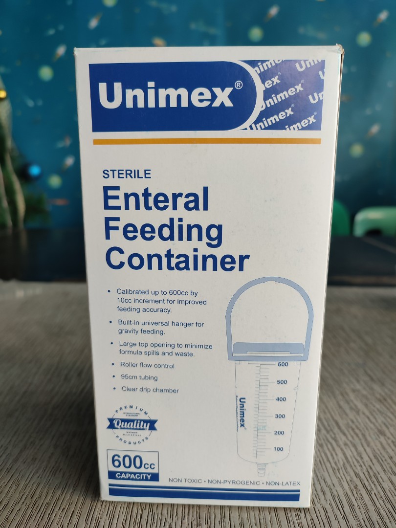 Unimex Enteral Feeding Container, Health & Nutrition, Medical Supplies ...