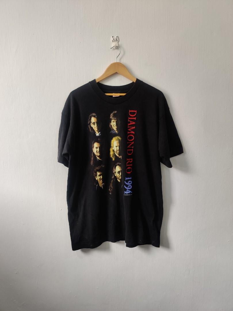 Vintage 90s diamond rio band shirt, Men's Fashion, Tops & Sets, Tshirts ...