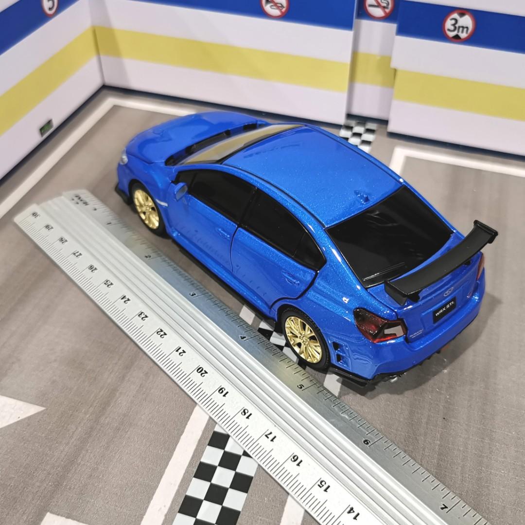 1/32 Subaru Impreza WRX STI Diecast Scale Model Toy Car Blue Yellow ...