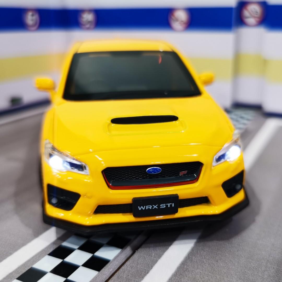 1/32 Subaru Impreza WRX STI Diecast Scale Model Toy Car Blue Yellow ...