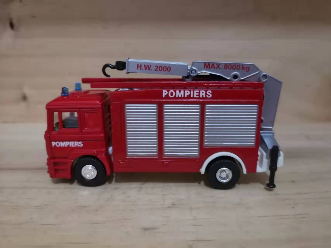 1/72 MAN Fire Engine Diecast Model Crane by Joy City., Hobbies & Toys ...