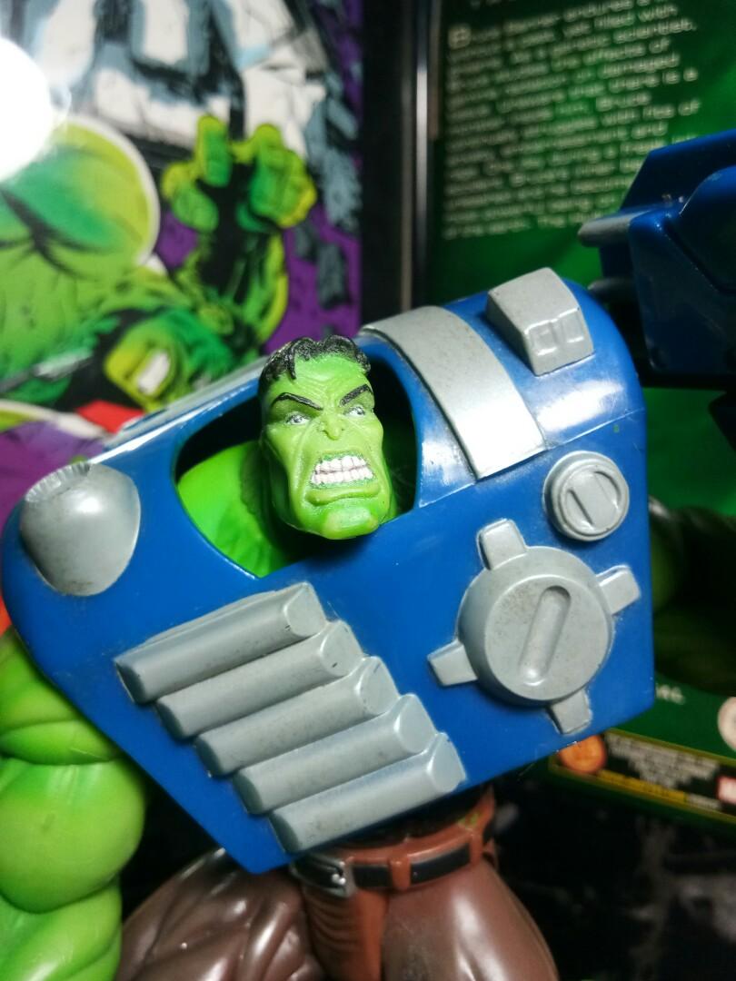 1996 ToyBiz Incredible Hulk Transformations Smart Hulk Action Figure ...