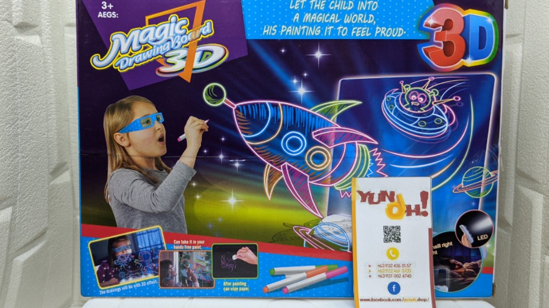 3D Magic drawing board, Hobbies & Toys, Toys & Games on Carousell