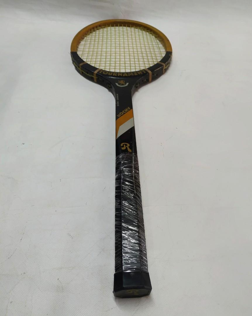 50s VINTAGE ROCKY WOOD TENNIS RACKET LAMINATED, Sports Equipment ...