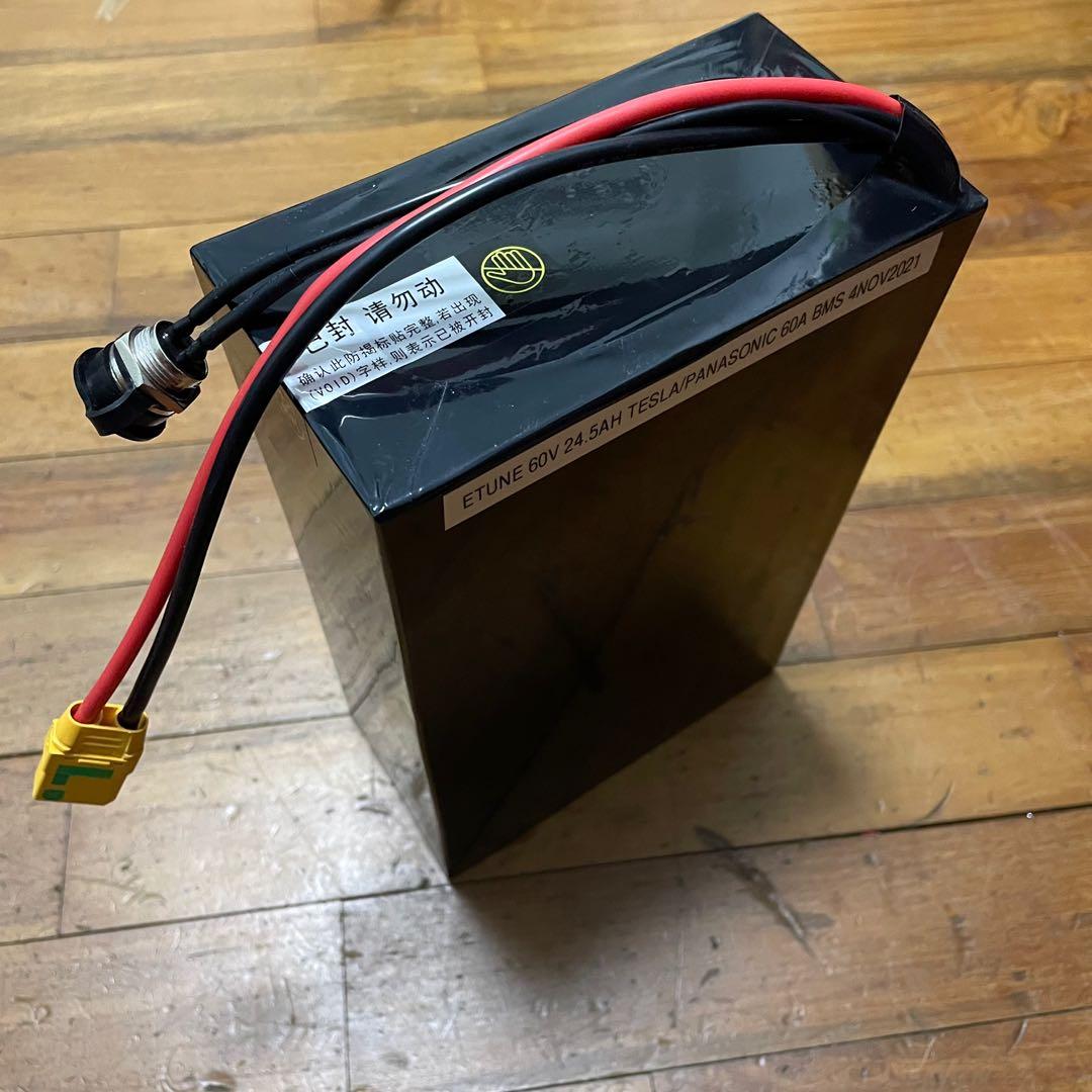 60v 24.5ah Tesla cell Panasonic battery 60a discharge copperbuild for ...