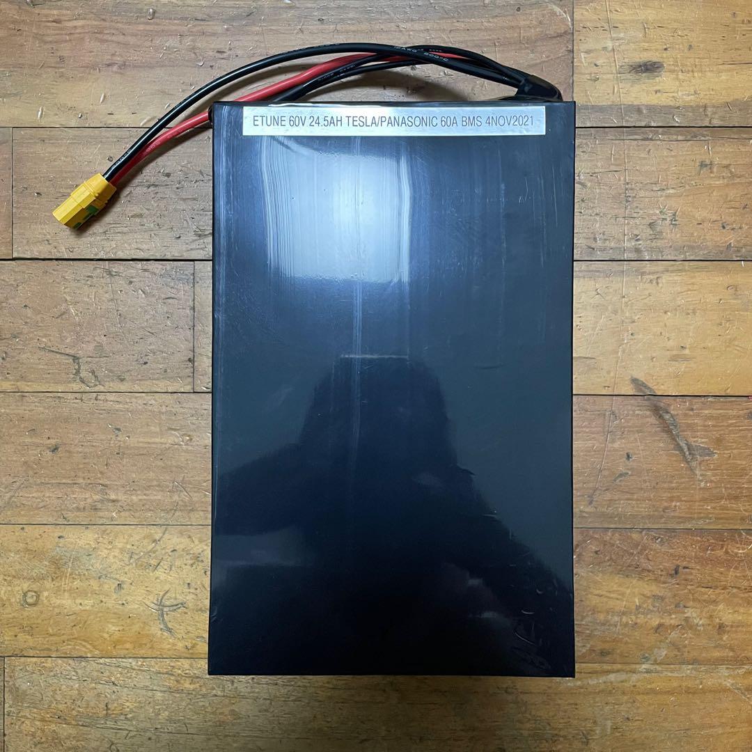 60v 24.5ah Tesla cell Panasonic battery 60a discharge copperbuild for ...