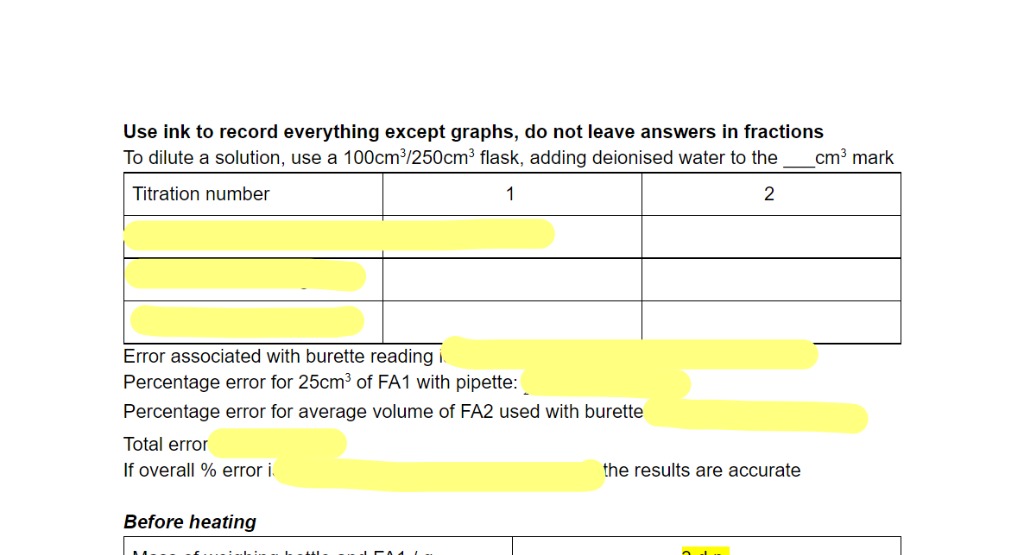 A Level H2 CHEMISTRY Practical Notes, Hobbies & Toys, Books & Magazines ...