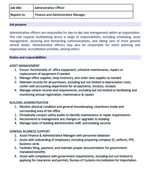 Administrative Officer, Jobs & Opportunities, Admin, Legal & Finance on Carousell