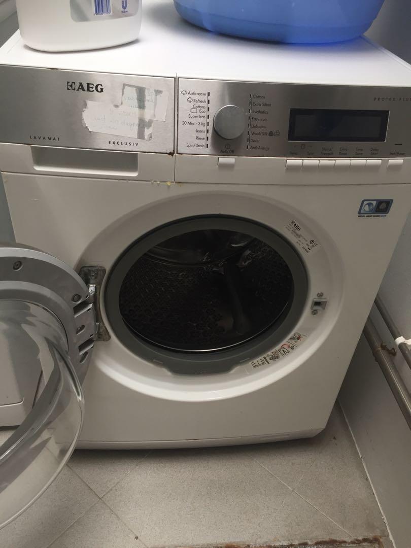 AEG washing machine, TV & Home Appliances, Washing Machines and Dryers ...