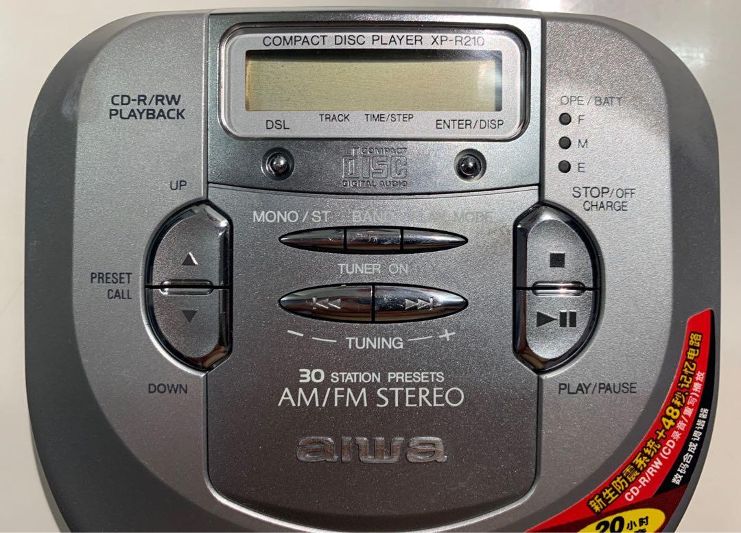 Aiwa FM/CD player Walkman XP-R210, Audio, Portable Music Players on ...