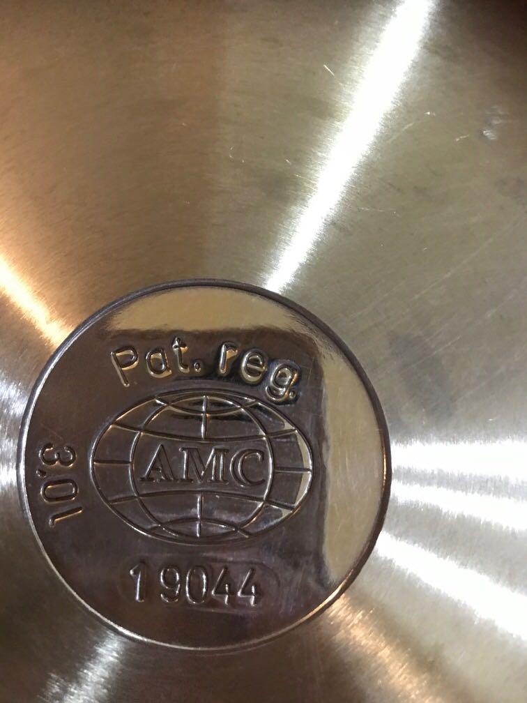 AMC Stainless Steel Wok/ pan, Furniture & Home Living, Kitchenware ...