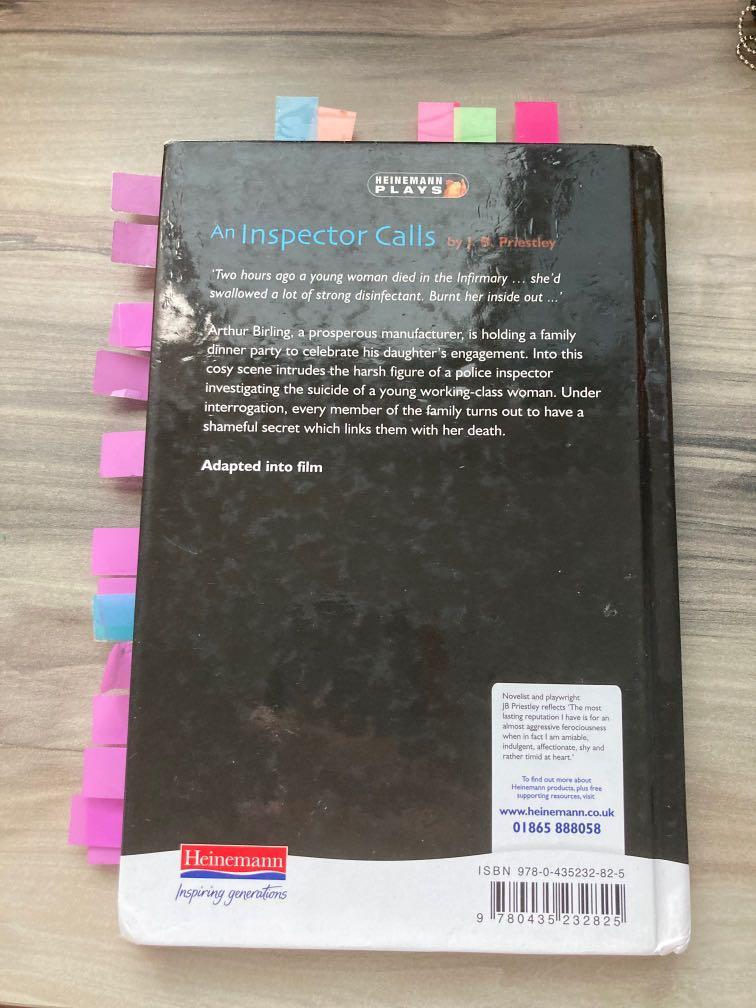 annotated an inspector calls, Hobbies & Toys, Books & Magazines ...