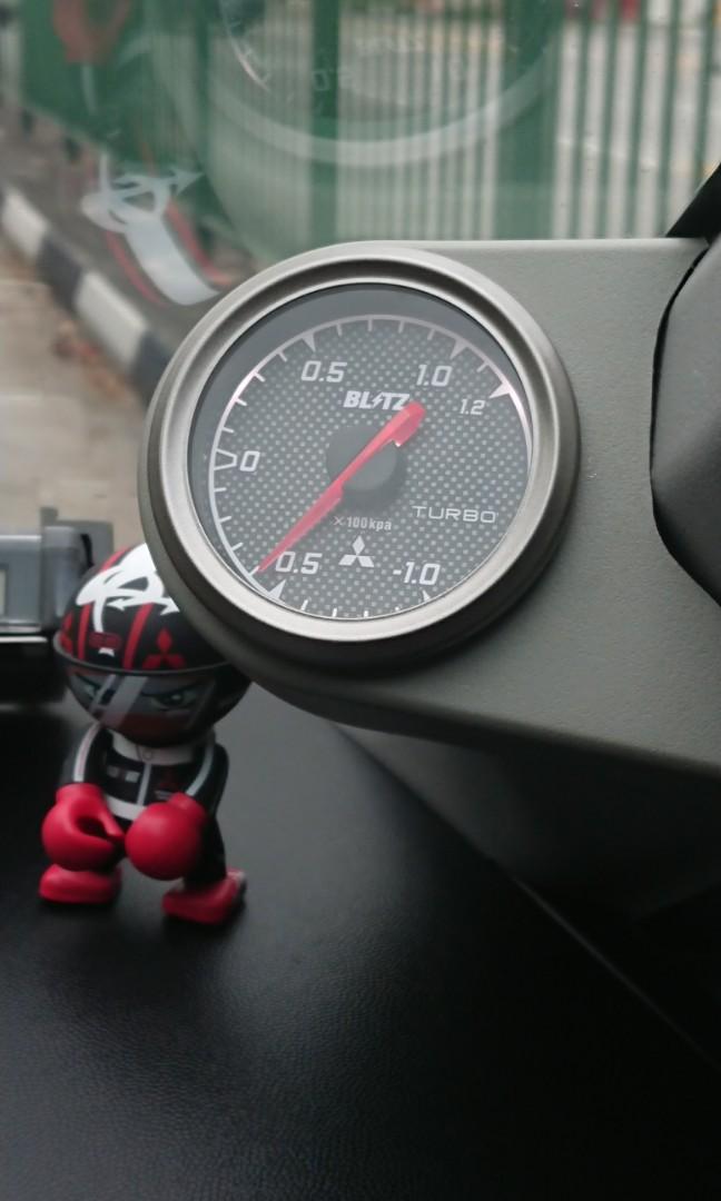 Blitz Mitsubishi Boost Gauge 60mm, Car Accessories, Accessories on ...