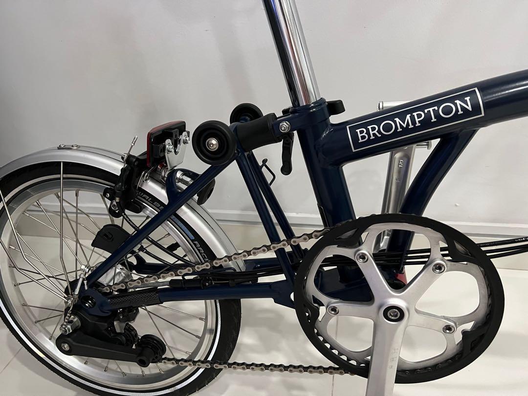 Brompton M6L Tempest Blue 2021, Sports Equipment, Bicycles & Parts ...