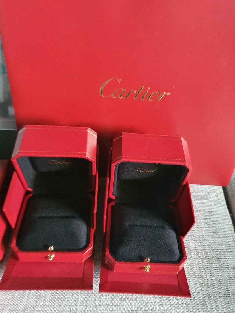 Cartier jewelry boxes, Women's Fashion, Jewelry & Organisers, Rings on ...
