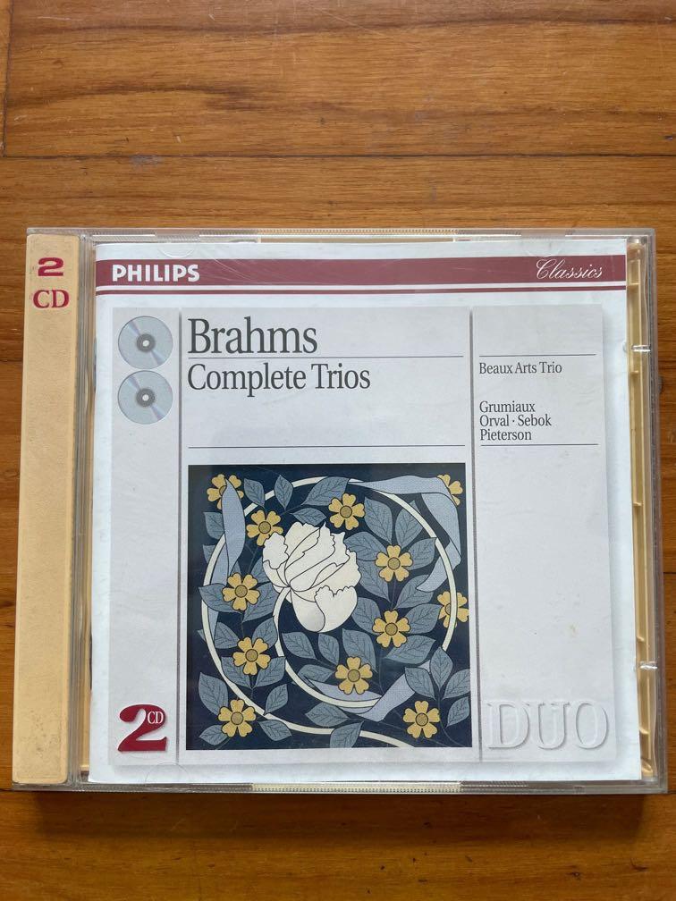 Classical Brahms Complete Trios (2 CD), Hobbies & Toys, Music & Media ...