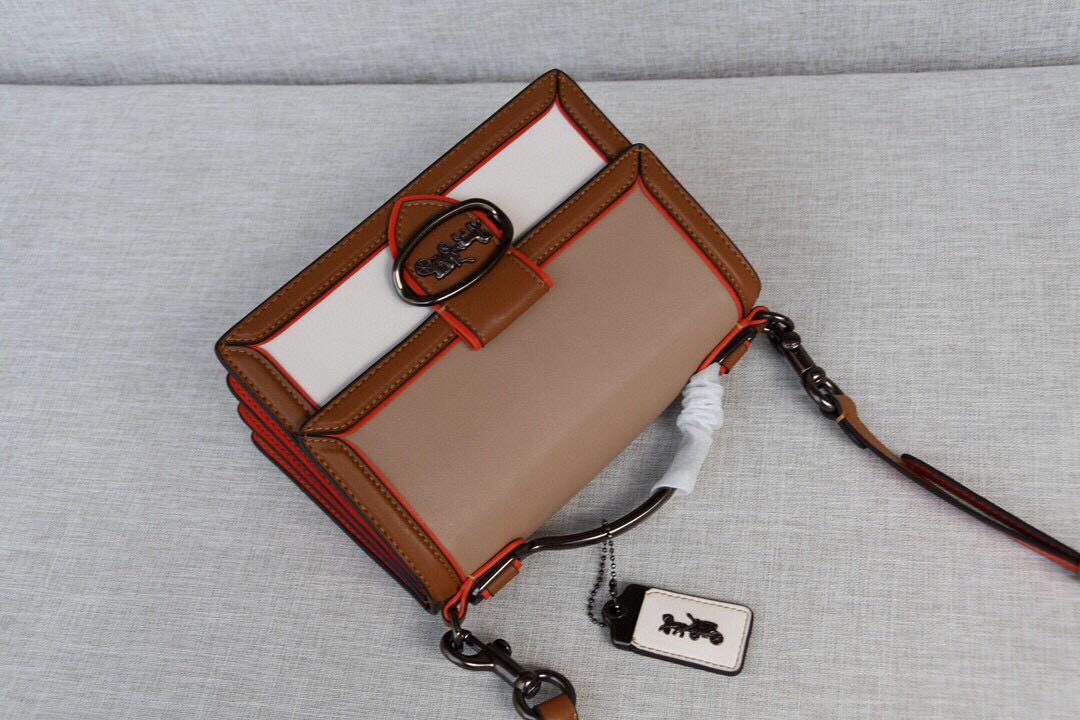 Coach Riley Top Handle 22 In Colorblock, Women's Fashion, Bags ...