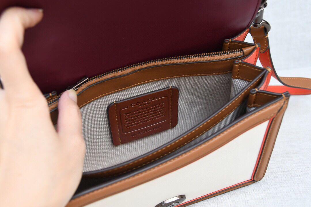 Coach Riley Top Handle 22 In Colorblock, Women's Fashion, Bags ...