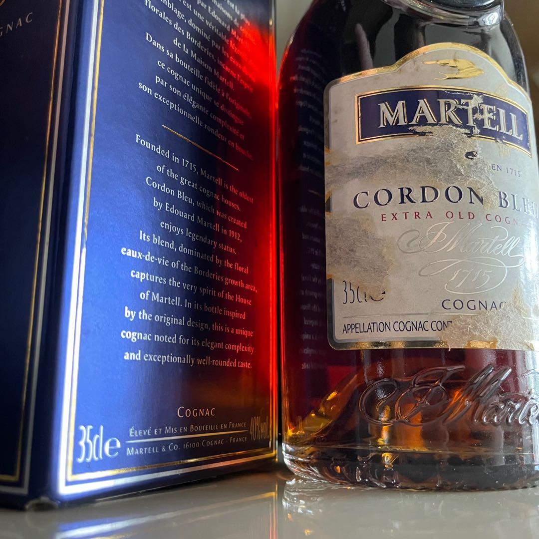 Cordon Bleu Martell Cognac XO Gordon Blue 350ml 35cl 0.35L, Food & Drinks, Beverages on Carousell