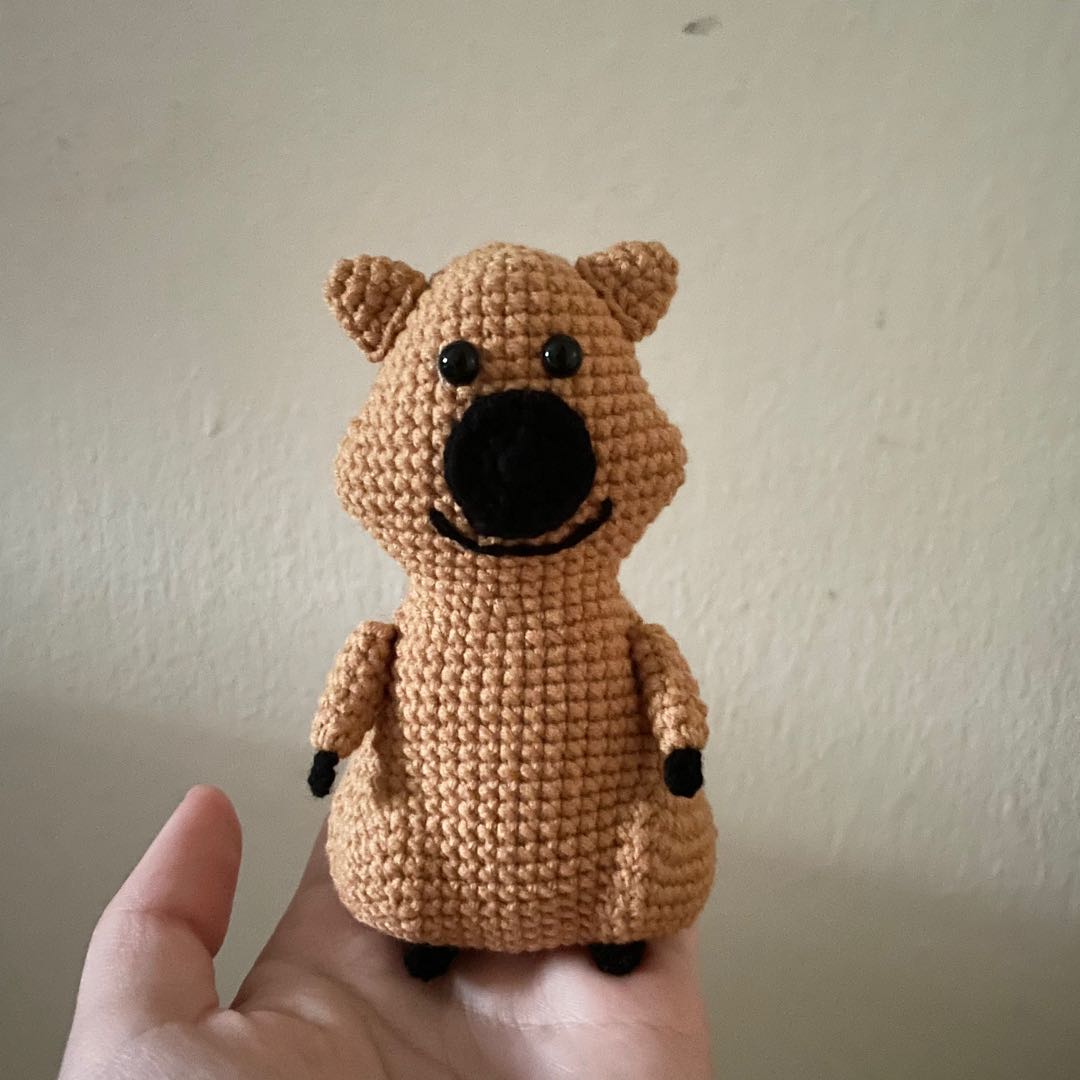 Crochet Quokka, Hobbies & Toys, Stationery & Craft, Handmade Craft on ...