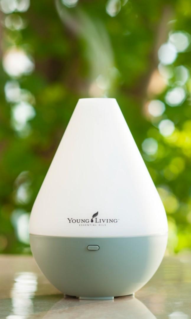 Dewdrop Ultrasonic Diffuser Young Living, Furniture & Home Living, Home ...