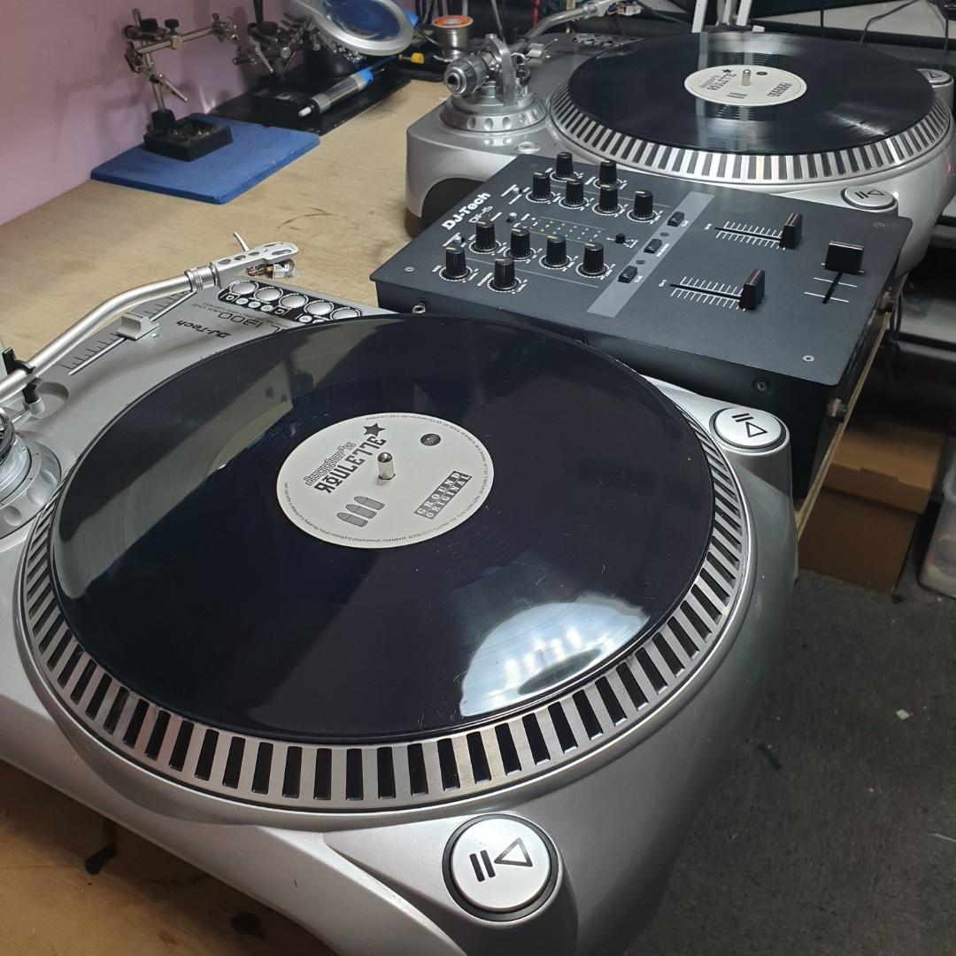 dj tech turntable