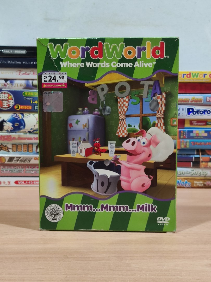 (DVD) WordWorld Where Words Come Alive Mmm...Mmm...Milk, Hobbies & Toys ...