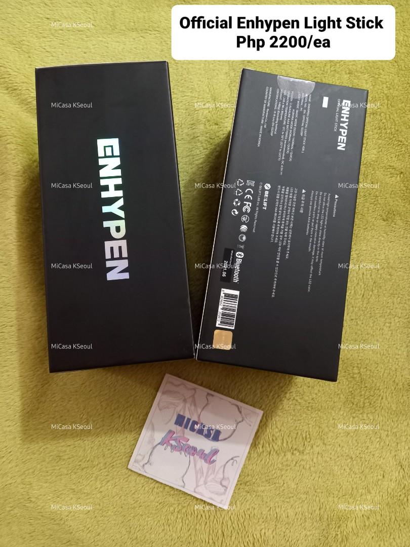 ENHYPEN OFFICIAL LIGHT STICK, Hobbies & Toys, Memorabilia ...