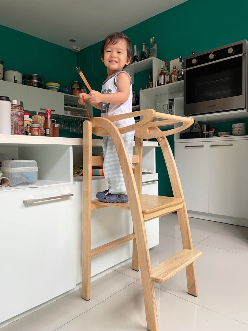 Foldable Learning Tower, Babies & Kids, Baby Nursery & Kids Furniture ...