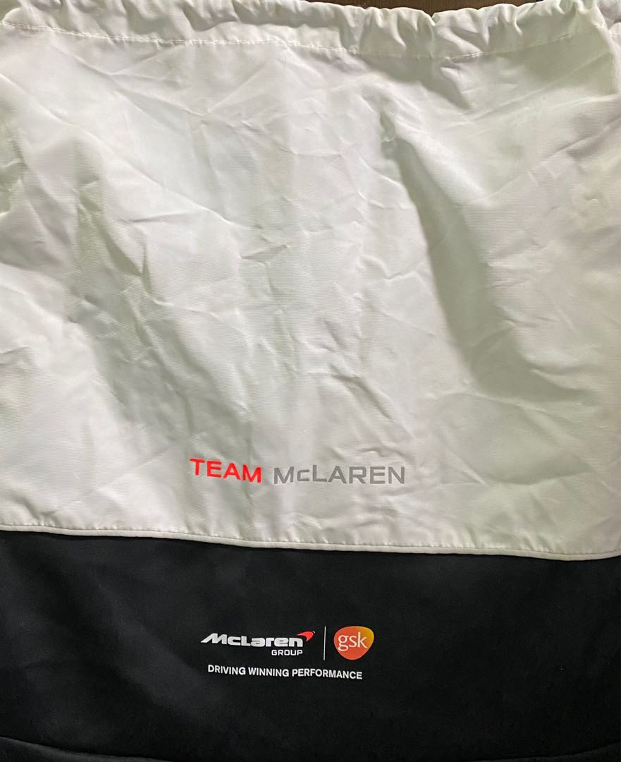 Formula 1 McLaren Drawstring bag, Men's Fashion, Bags, Backpacks on ...
