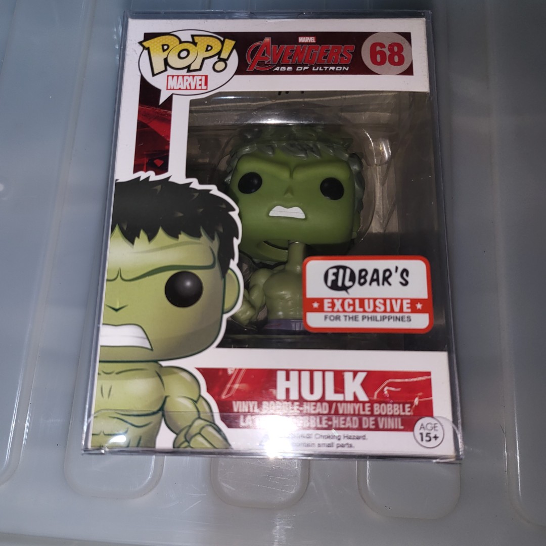 Funko Pop Hulk Avengers Filbars Exclusive, Hobbies & Toys, Toys & Games ...