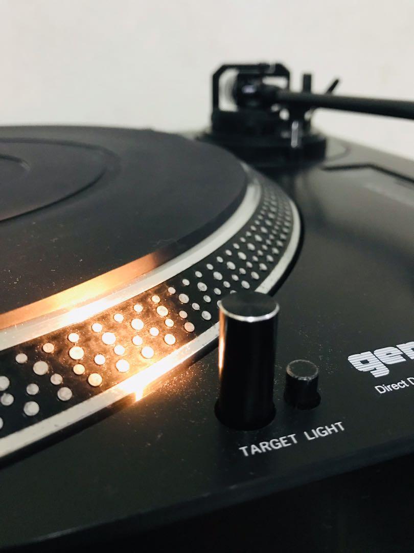 Gemini XL-DD50 IV Turntable Vinyl LP Piring Hitam Record player, Audio ...